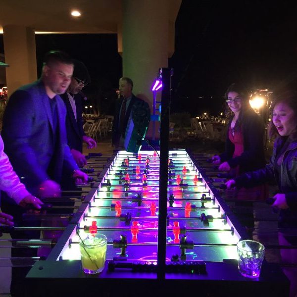 Giant Foosball Table Rental Phoenix Arizona - LED Foosball Table